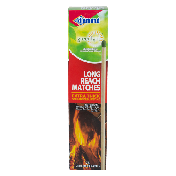 Diamond Greenlight Long Reach Matches, Large Strike On Box Matches ...