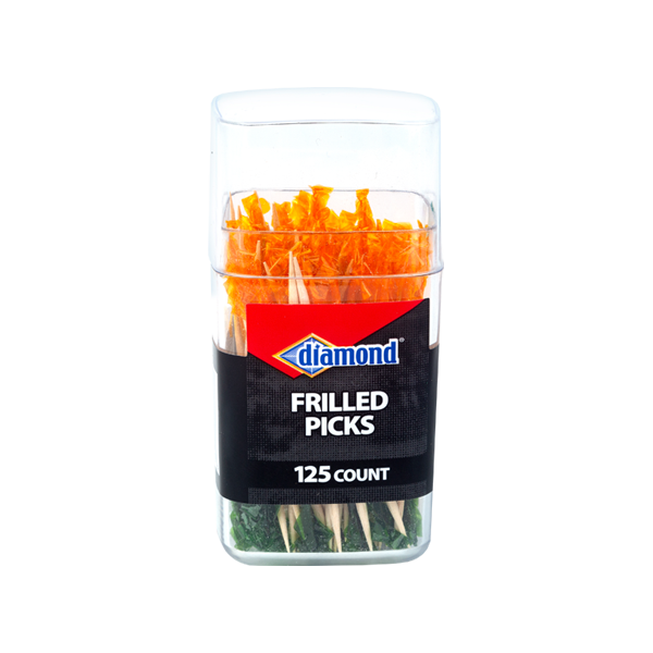 Diamond Frilled Toothpicks - Diamond Brands