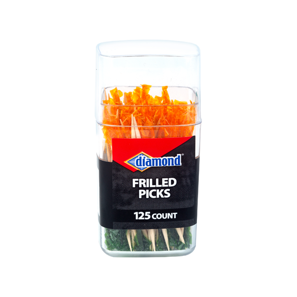Diamond Frilled Toothpicks - Diamond Brands